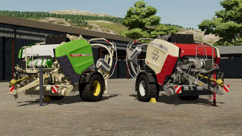 Massey Ferguson & Fendt Colourable Balers v1.0 FS22 Mod | Farming ...