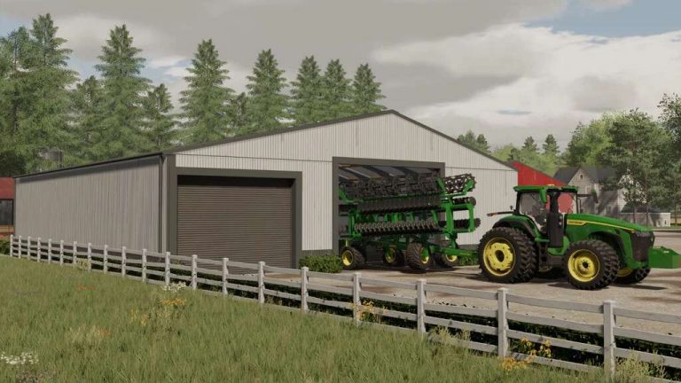 Metal Hall v1.0 FS22 Mod | Farming Simulator 22 Mod