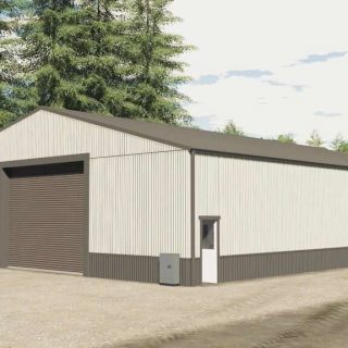Metal Hall v1.0 FS22 Mod | Farming Simulator 22 Mod