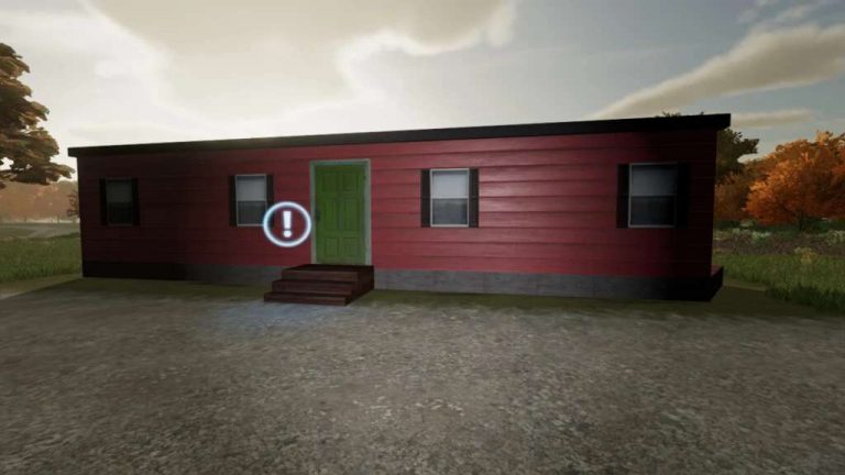 Mobile Home FarmHouse v1.0 FS22 Mod | Farming Simulator 22 Mod