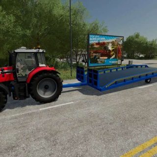 Mobile Ramp v1.0 FS22 Mod | Farming Simulator 22 Mod