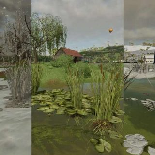 Natural Waterplants v1.0.1 FS22 Mod | Farming Simulator 22 Mod