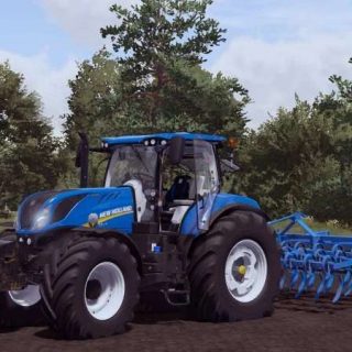 New Holland T7 LWB Stage V v1.0 FS22 Mod | Farming Simulator 22 Mod
