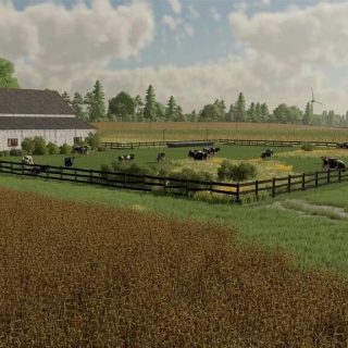 Old Cow Barn Pack v1.2 FS22 Mod | Farming Simulator 22 Mod