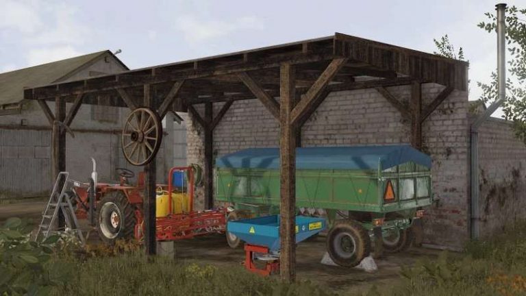 OLD Small Garage v1.0 FS22 Mod | Farming Simulator 22 Mod