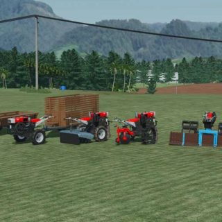 Pack Micro Tractors And Implements v1.0 FS22 Mod | Farming Simulator 22 Mod