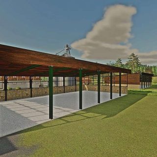 Pallet And Bale Storage Hall v1.0 FS22 Mod | Farming Simulator 22 Mod