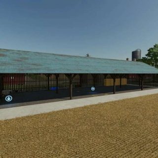Pallet And Bale Storage v1.0 FS22 Mod | Farming Simulator 22 Mod