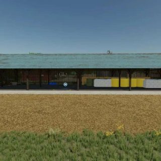 Pallet And Bale Storage v1.0 FS22 Mod | Farming Simulator 22 Mod