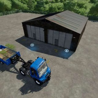 Pallet Storage Warehouse v1.1 FS22 Mod | Farming Simulator 22 Mod