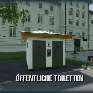 Public Toilets v1.0 FS22 Mod | Farming Simulator 22 Mod