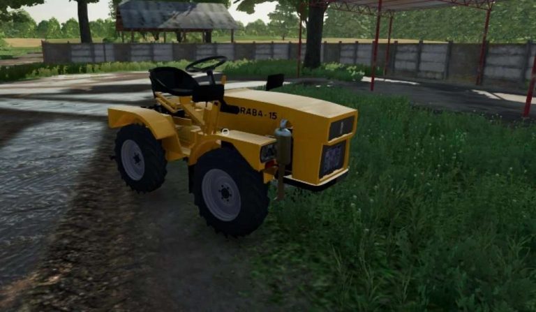 Raba 15 Garden tractor v1.1 FS22 Mod | Farming Simulator 22 Mod