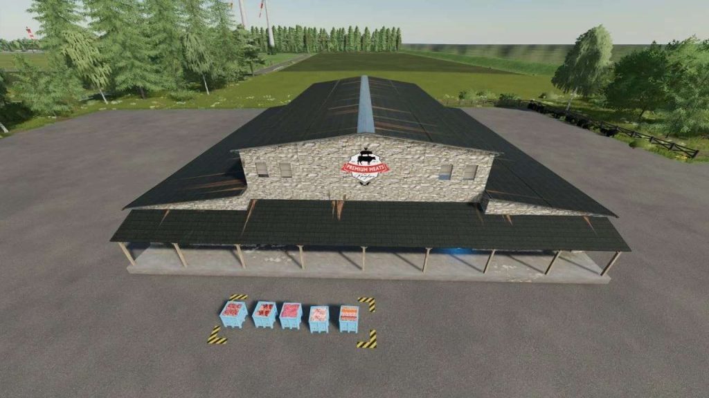 Slaughterhouse for Ballyspring v1.0 FS22 Mod | Farming Simulator 22 Mod