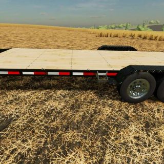 Small Flatbed Autoload Trailer v2.0 FS22 Mod | Farming Simulator 22 Mod