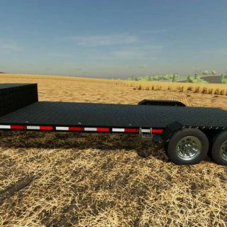 Small Flatbed Autoload Trailer v2.0 FS22 Mod | Farming Simulator 22 Mod
