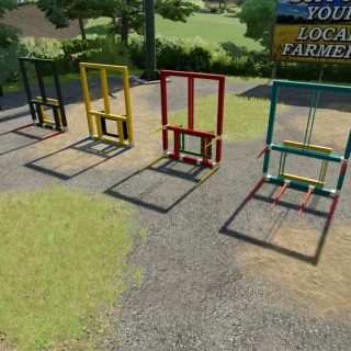 Square Bale Fork v1.0 FS22 Mod | Farming Simulator 22 Mod