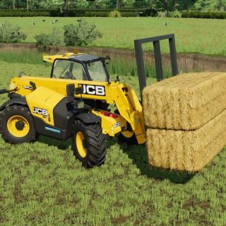 Square Bale Fork v1.0 FS22 Mod | Farming Simulator 22 Mod
