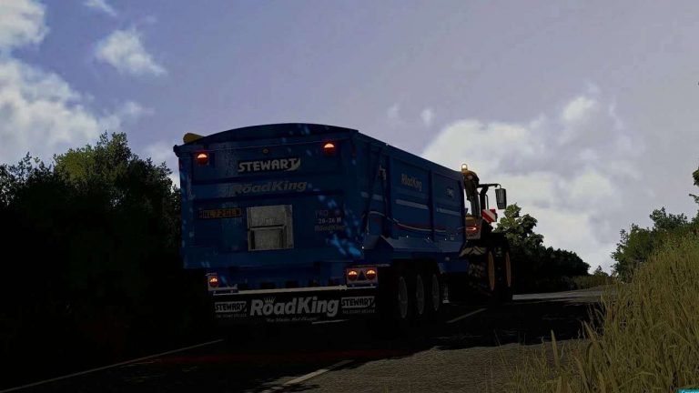Stewart tri axle trailer v1.0 FS22 Mod | Farming Simulator 22 Mod