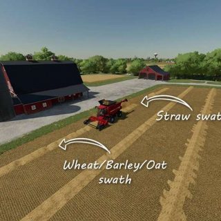 Swathing Addon v1.1 FS22 Mod | Farming Simulator 22 Mod