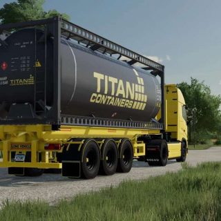 Titan Tank Containers v1.0 FS22 Mod | Farming Simulator 22 Mod