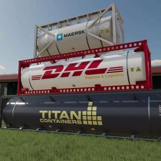 Titan Tank Containers v1.0 FS22 Mod | Farming Simulator 22 Mod
