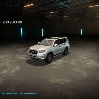 Toyota Land Cruiser 200 2013 v1.0 FS22 Mod | Farming Simulator 22 Mod