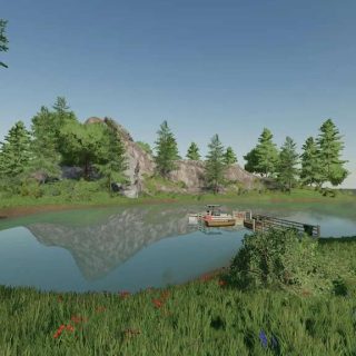 Volcano Island Map v1.1 FS22 Mod | Farming Simulator 22 Mod