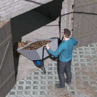 Wheelbarrows v1.2 FS22 Mod | Farming Simulator 22 Mod