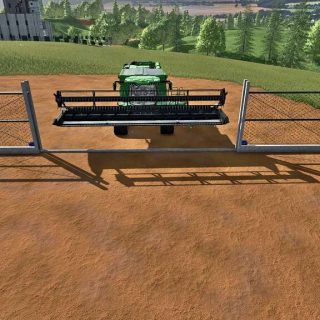 Wired Fence And Rail Gate v1.0 FS22 Mod | Farming Simulator 22 Mod