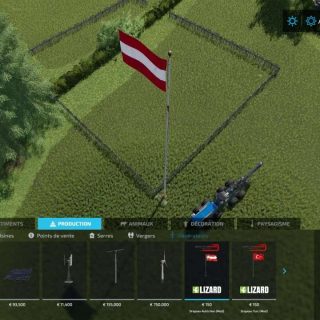 World Country Flag v2.1 FS22 Mod | Farming Simulator 22 Mod