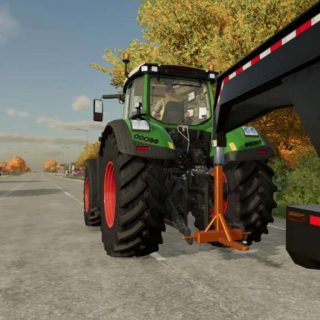 3 Point Gooseneck Receiver Hitch v1.0 FS22 Mod | Farming Simulator 22 Mod