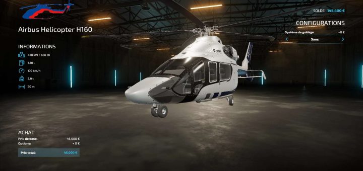 Airbus H160 Mods | Farming Simulator 22 Mods