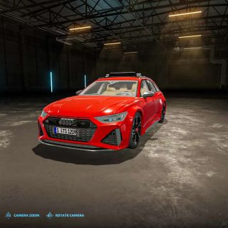 Audi RS6 v1.0 FS22 Mod | Farming Simulator 22 Mod