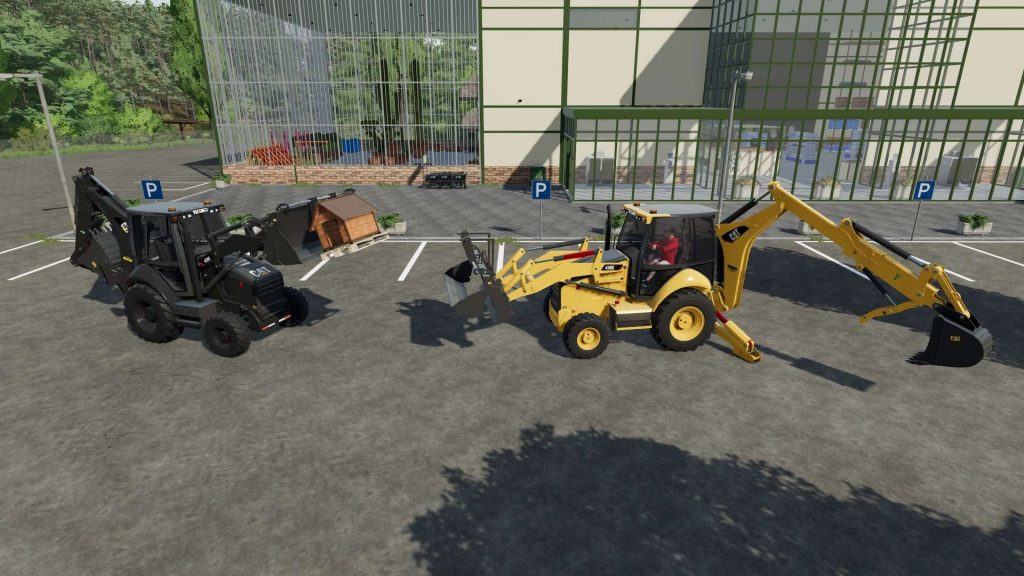 CAT 430E Backhoe v1.0 FS22 Mod | Farming Simulator 22 Mod