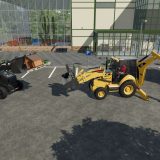 CAT 430E Backhoe v1.0 FS22 Mod | Farming Simulator 22 Mod