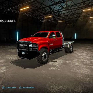 Chevrolet Silverado 4500 V1.2 FS22 Mod | Farming Simulator 22 Mod