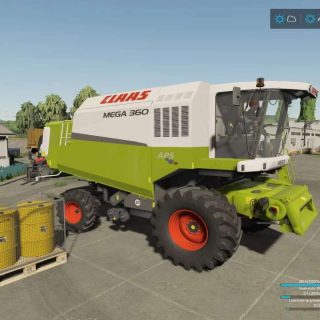 Claas Mega Pack v1.0 FS22 Mod | Farming Simulator 22 Mod