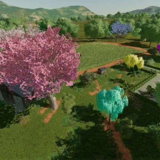 Collection Of Colorful Trees v1.0.0.2 FS22 Mod | Farming Simulator 22 Mod