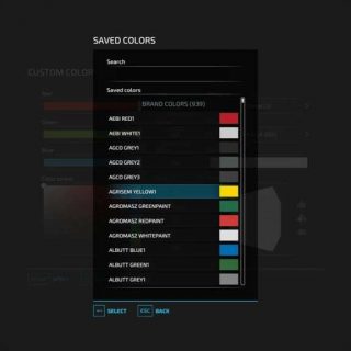 Color Configurator v1.4 FS22 Mod | Farming Simulator 22 Mod