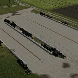 Concrete Free Land Silo Pack v1.0 FS22 Mod | Farming Simulator 22 Mod
