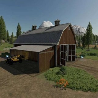 Cow Barn Old v1.0 FS22 Mod | Farming Simulator 22 Mod