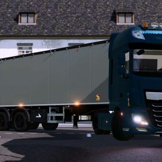 DAF XF 106 + Trailer v1.0 FS22 Mod | Farming Simulator 22 Mod
