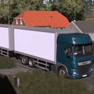 DAF XF 106 + Trailer v1.0 FS22 Mod | Farming Simulator 22 Mod