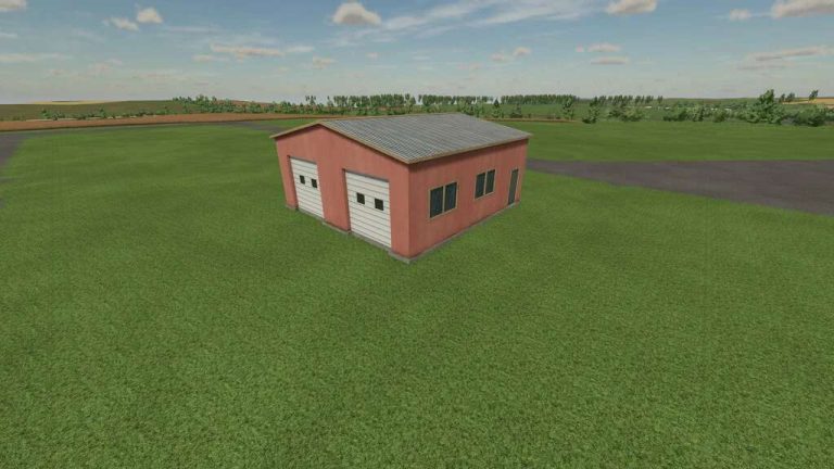 Decorative Garage (Prefab) v1.0 FS22 Mod | Farming Simulator 22 Mod