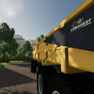 Demarest construction trailer v1.0 FS22 Mod | Farming Simulator 22 Mod