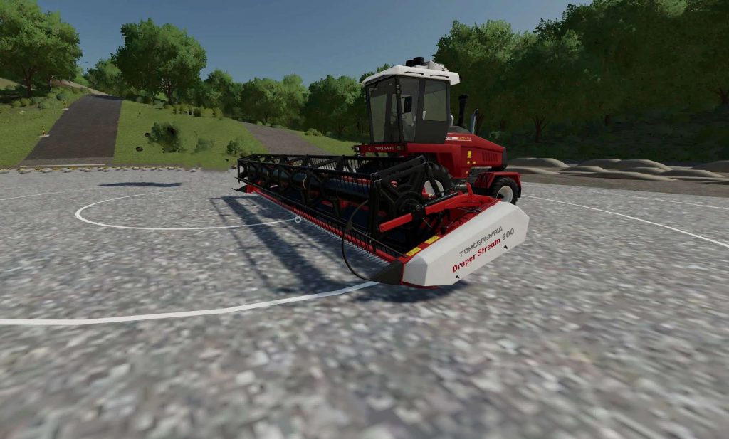 DraperStream900 Cutter vis 3Point adapter v1.0 FS22 Mod | Farming ...