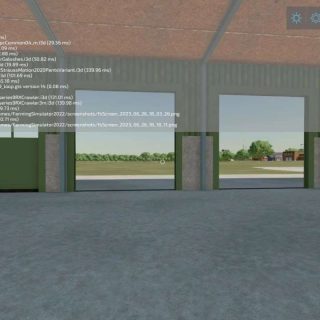 Drive through hall v1.0 FS22 Mod | Farming Simulator 22 Mod