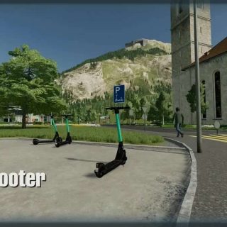 eScooter v1.0 FS22 Mod | Farming Simulator 22 Mod