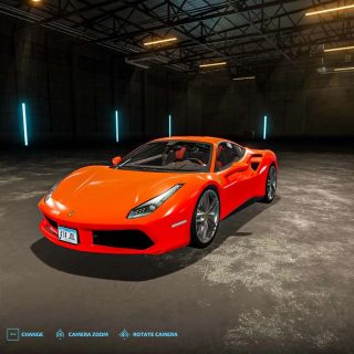 Ferrari 488 v1.2 FS22 Mod | Farming Simulator 22 Mod