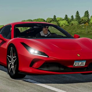 Ferrari F8 v1.0 FS22 Mod | Farming Simulator 22 Mod